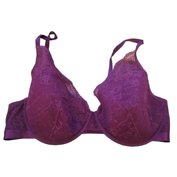 Soma | Intimates & Sleepwear | Soma Lightest Lift Purple Lace Plunge ...